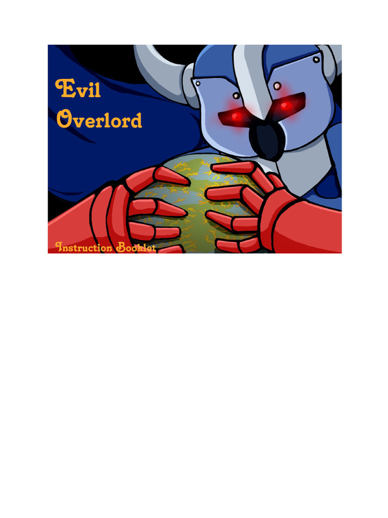 Evil Overlord Instruction Booklet | PDF