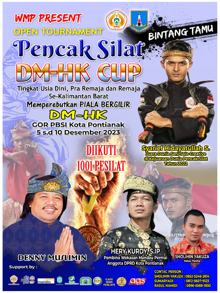 Revisi Proposal Open Tournament Pencak Silat Dm-hk Cup 2023 Peserta | PDF Revisi Proposal Open Tournament Pencak Silat Dm-hk Cup 2023 Peserta | PDF