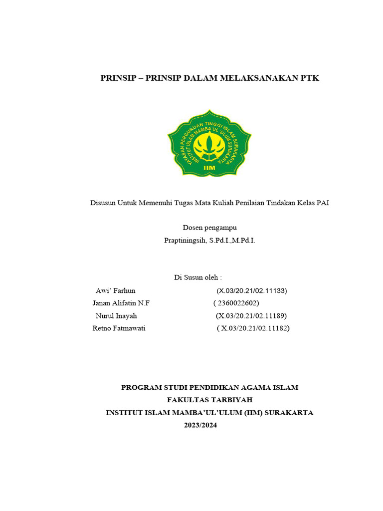 Kel 2 Makalah PTK | PDF | Karier & Perkembangan | Pengembangan Diri
