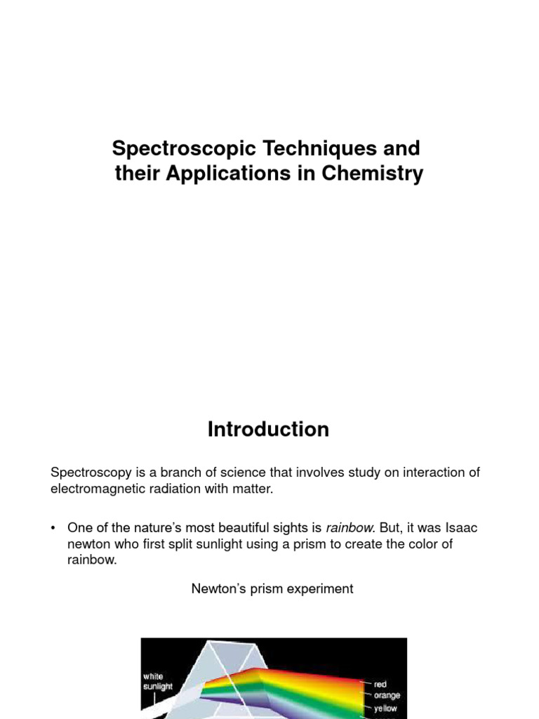 Lecture Note 16 - Electronic Spectros | PDF | Spectroscopy ...