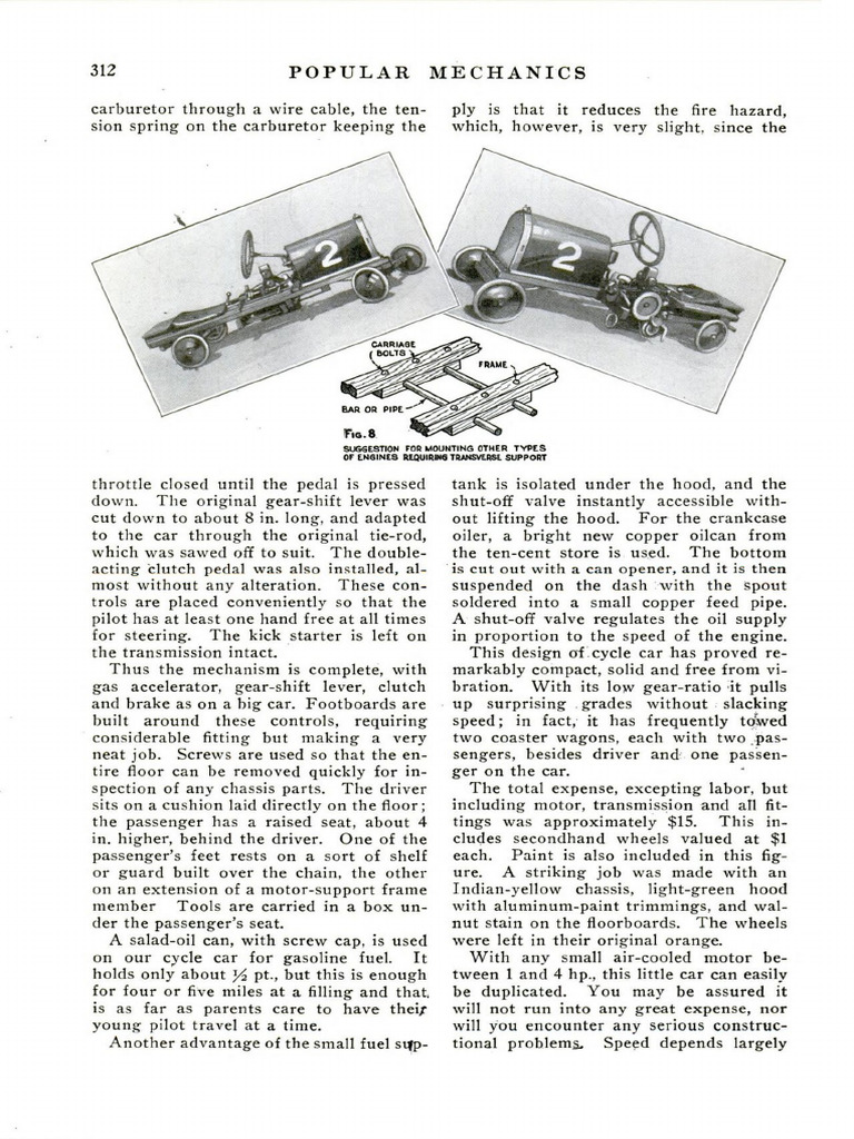 Cycle Car PM-1930-08-312 | PDF