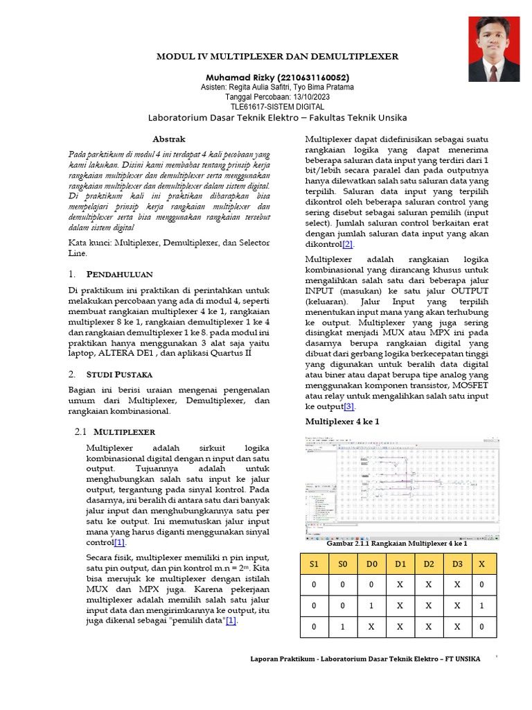 LAPRAK (4) - C3 - 052 - Muhamad Rizky | PDF | Komputer