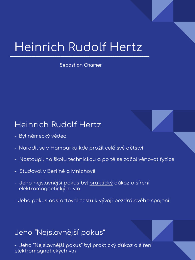 Heinrich Rudolf Hertz | PDF