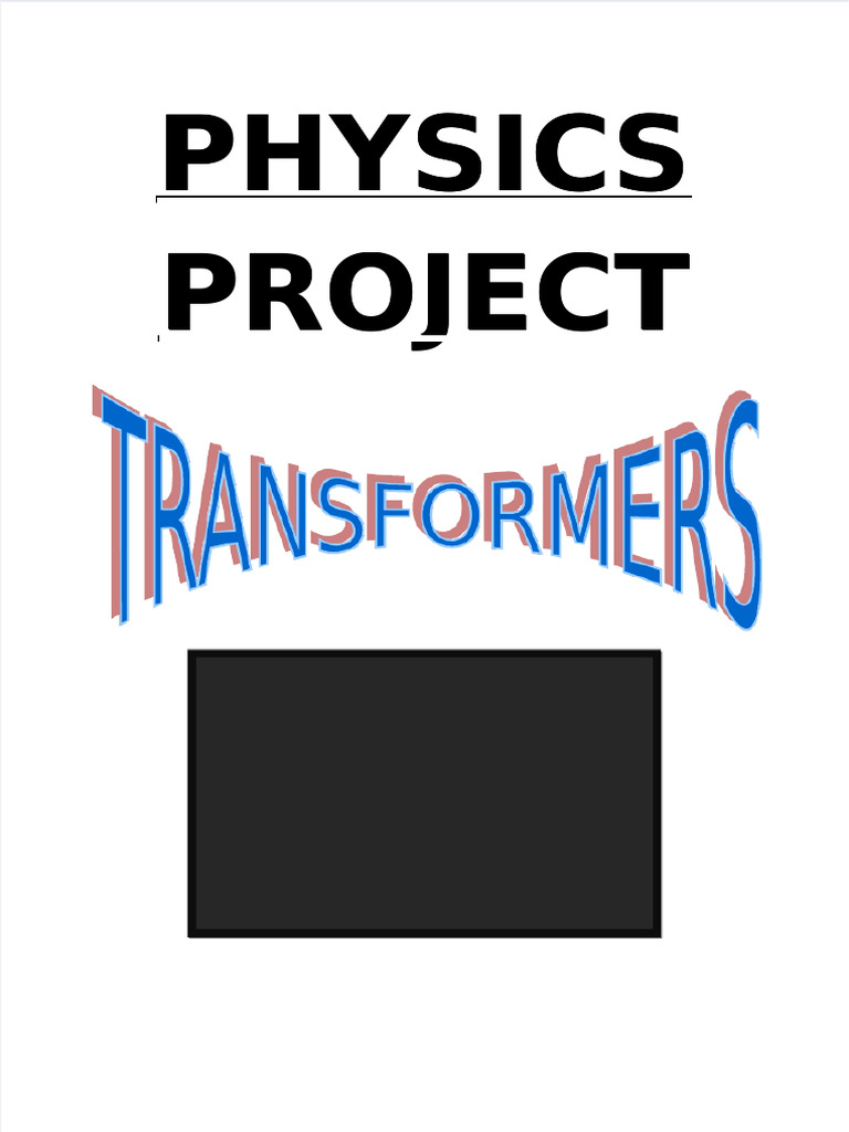 Vdocument - in - Physics Investigatory Transformers | PDF | Transformer ...