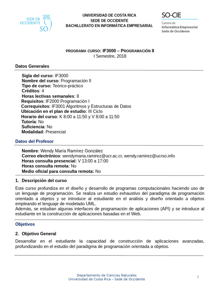 Programacion II | PDF | Lenguaje de modelado unificado | Programación de computadoras