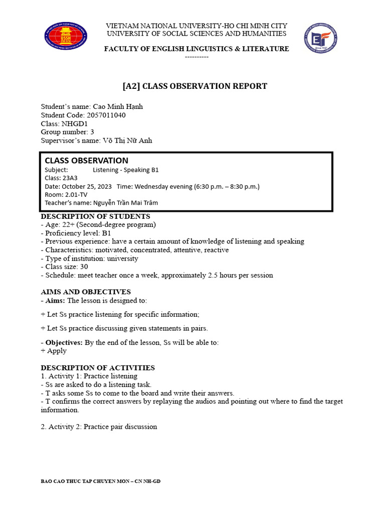 Observe LS - 2510 | PDF | Human Communication | Behavior Modification