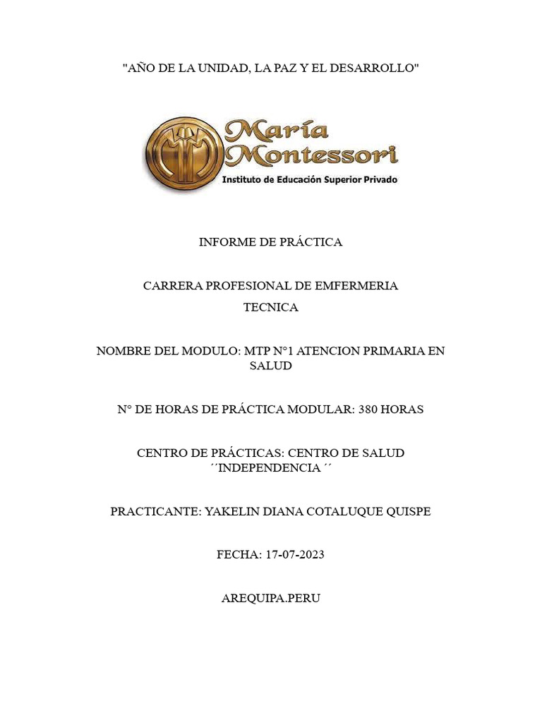 Año de La Unida1 Finalllll | PDF | Corazón | Enfermería