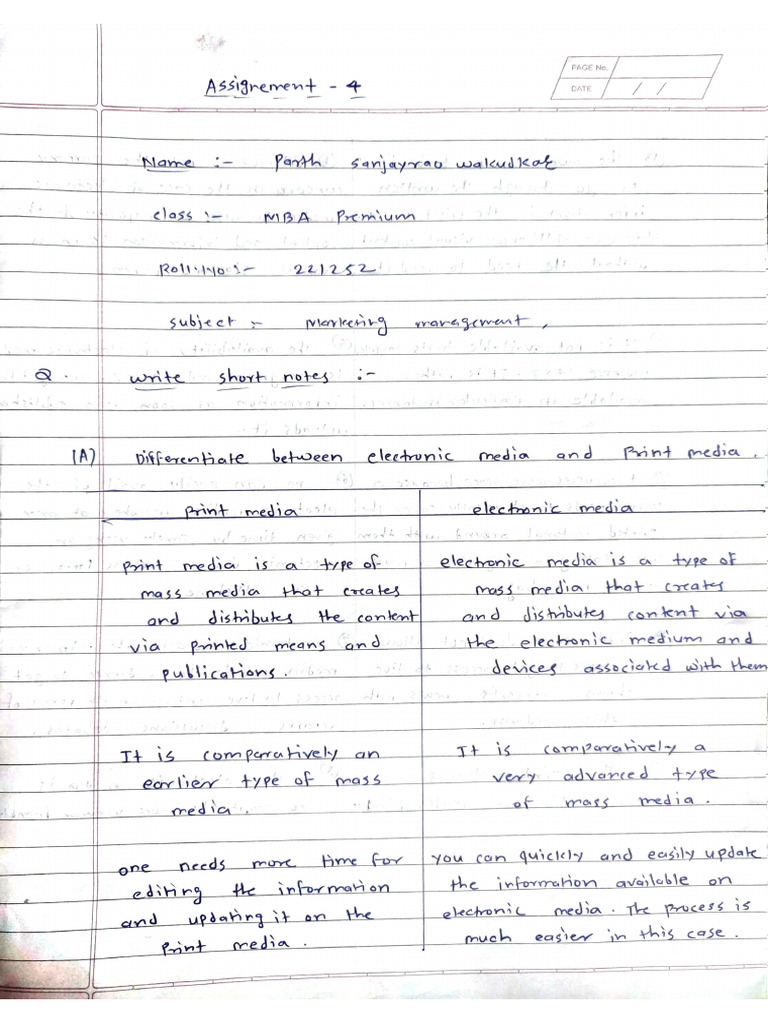 MM assignment 4 | PDF