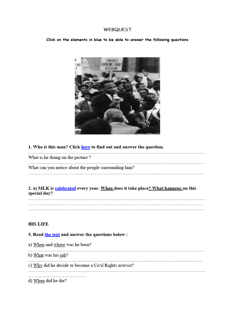 Lesson 5 Webquest 1 | PDF | Human Rights | Equality Rights