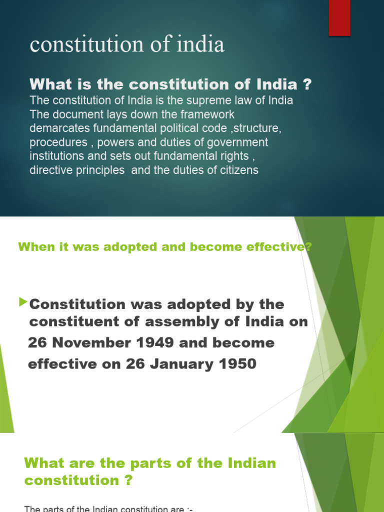 Guide to India's Constitution | PDF | Constitution | Justice