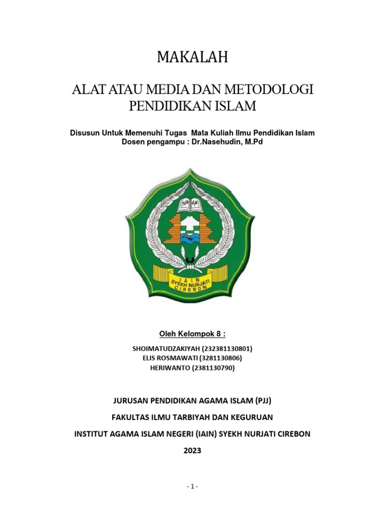 Metodologi dan Media Pendidikan Islam | PDF