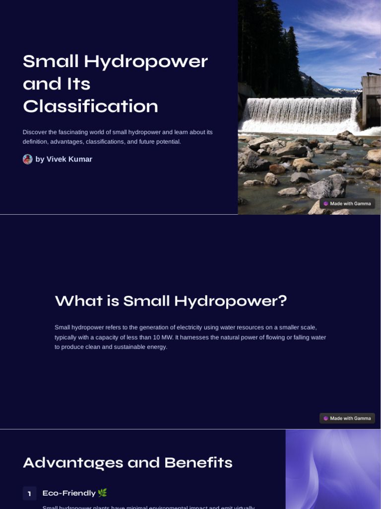 Small Hydropower Insights | PDF | Hydroelectricity | Renewable Energy