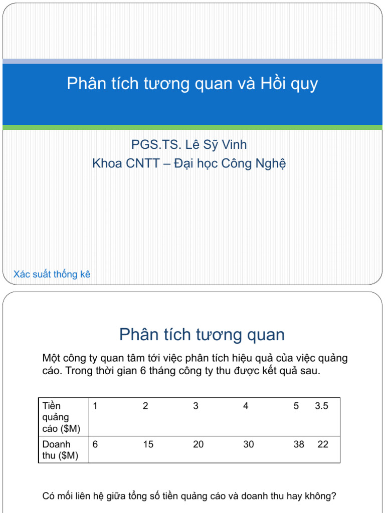 Lec11 TuongQuan HoiQuy | PDF