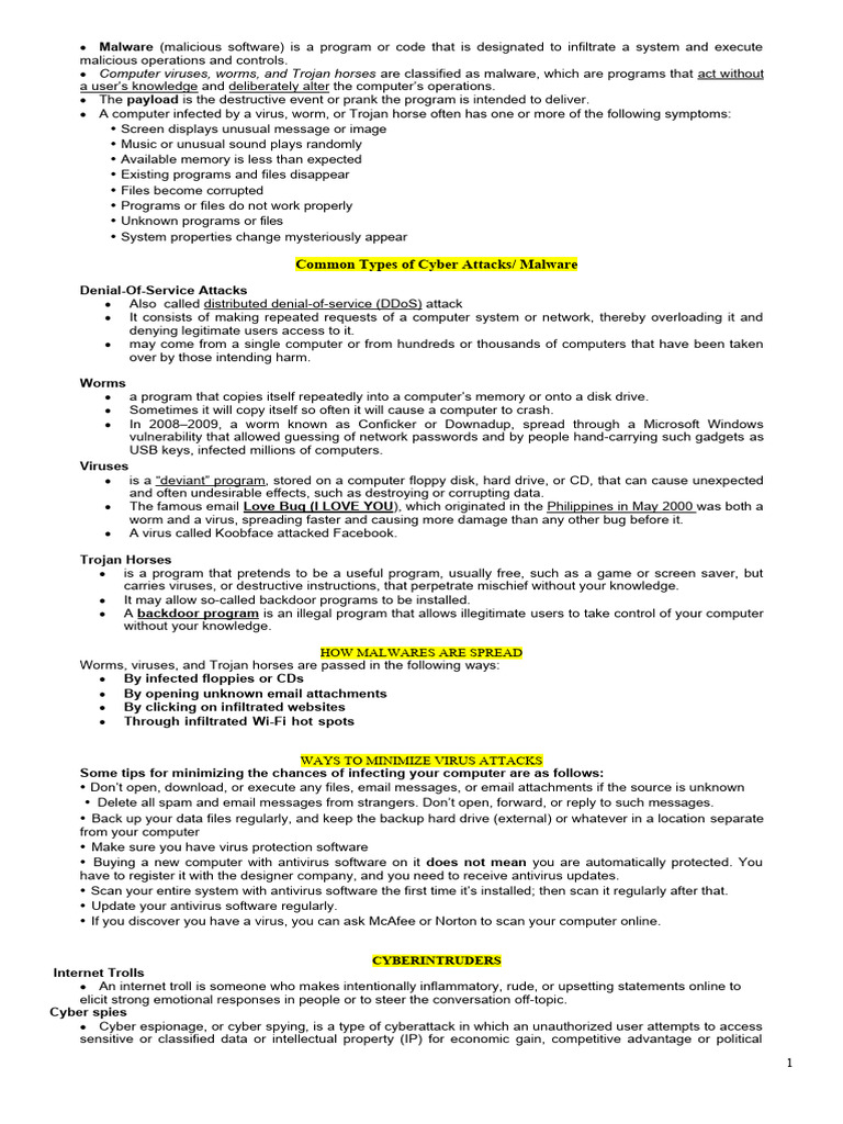 Module 5-6 | PDF | Malware | Computer Virus