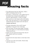 50 Interesting Facts | PDF