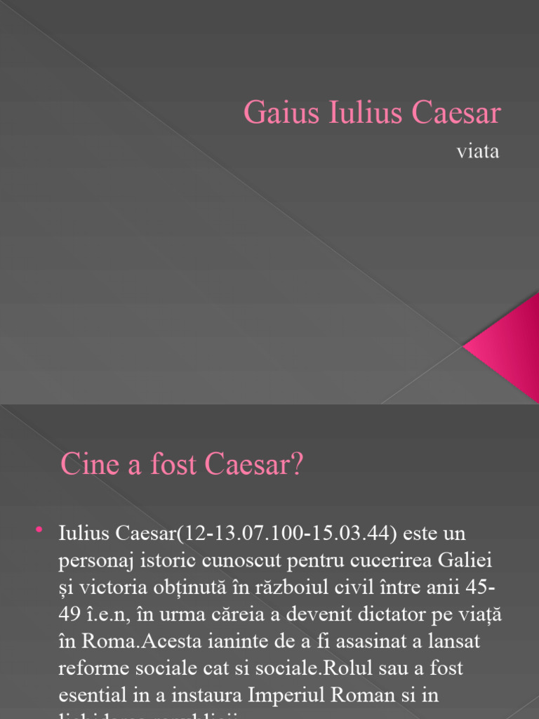 Gaius Iulius Caesar | PDF