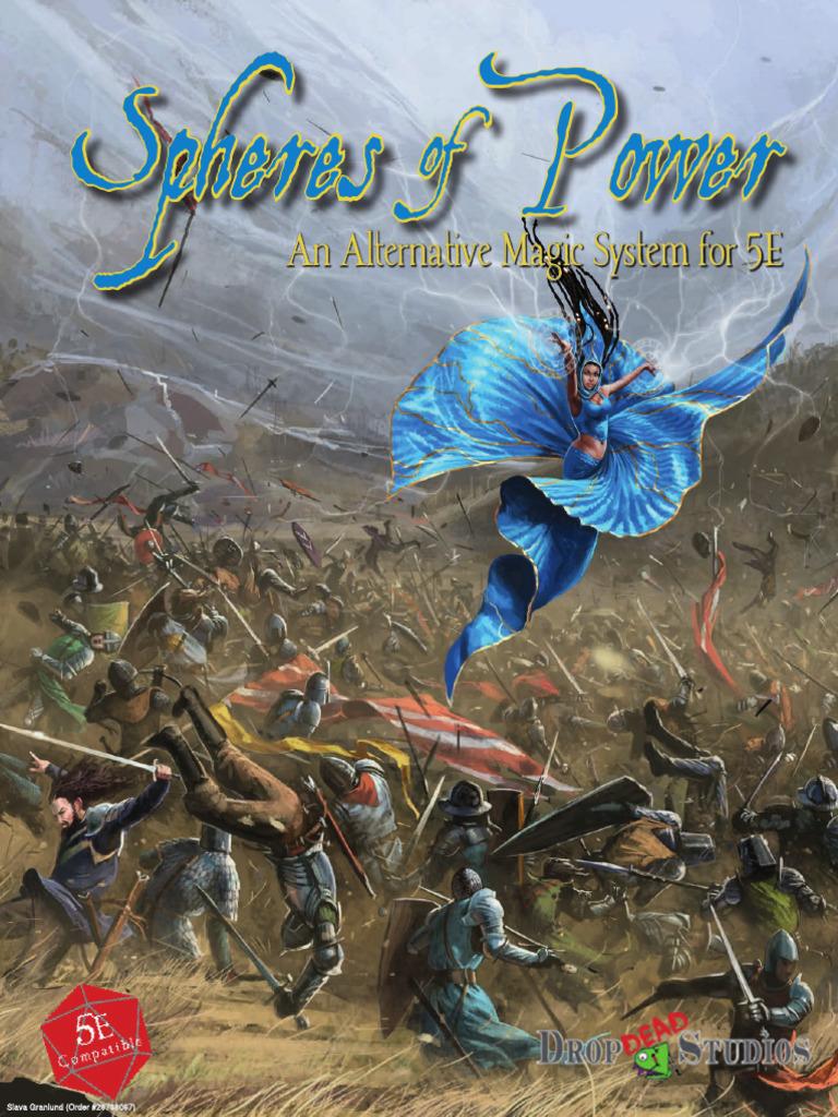 Spheres of Power 5e | PDF | Dungeons & Dragons | Fantasy Role Playing Games