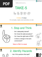 Take 5 Safety Inspection | PDF | Personal Protective Equipment | Safety