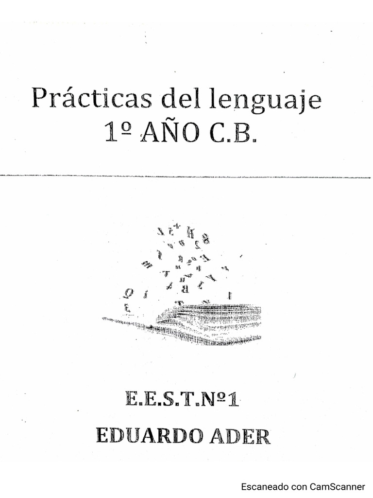 Cuadernillo Prácticas de Lenguaje 1° año | PDF