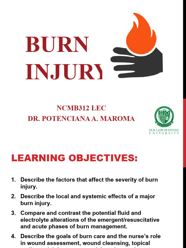 Burn Injury Management Guide | PDF | Burn | Injury