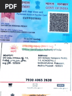 PAN Card | PDF | Finance & Money Management