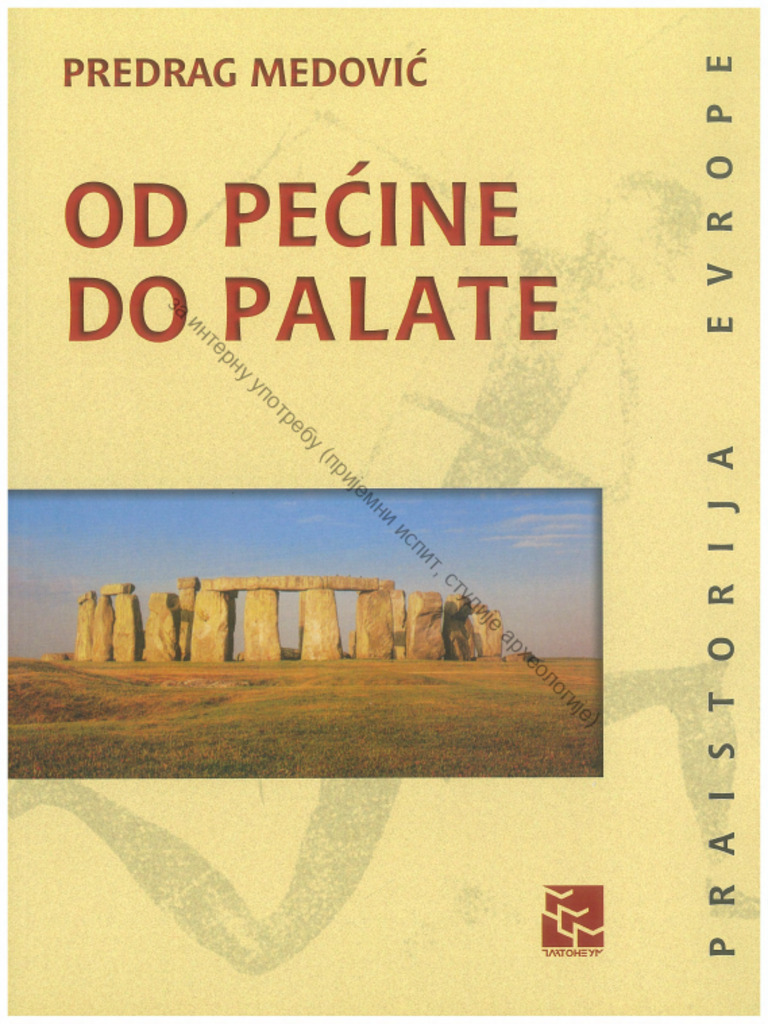 Predrag Medović Od Pećine Do PalateOpt | PDF