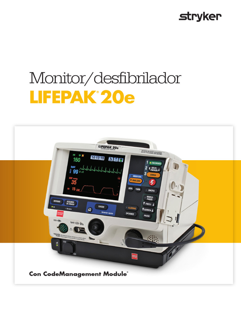 SPANISH LIFEPAK 20e Brochure | Descargar gratis PDF | Reanimación ...