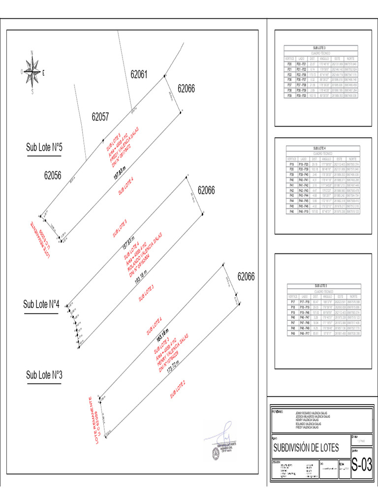 Subdivisión Huari 2023 Replanteo AGOSTO Ok-Layout1 | PDF