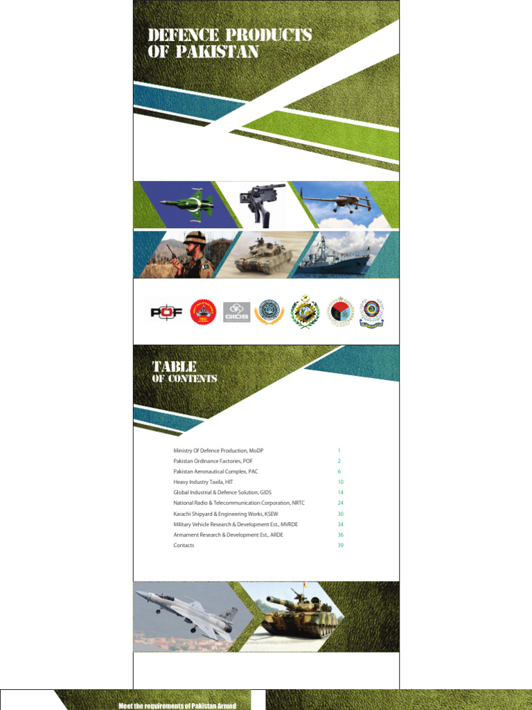 Pakistan Defence Production Overview | PDF | Ammunition | Unmanned ...