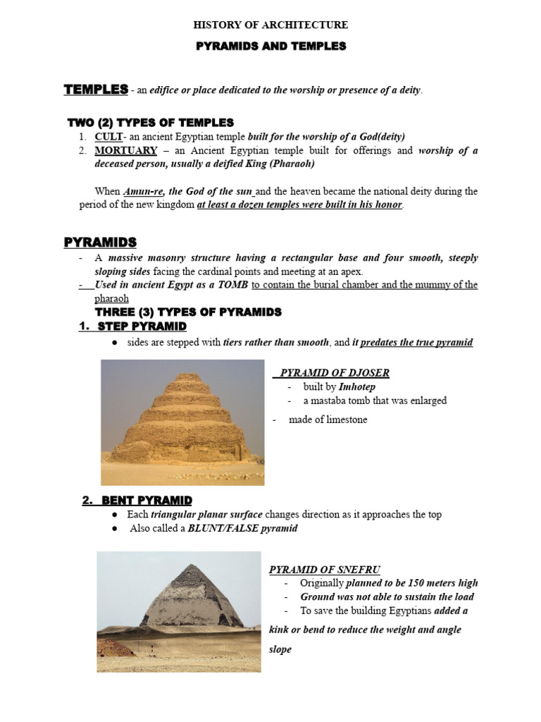 Egyptian Architecture | PDF | Egyptian Pyramids | Ancient Egypt