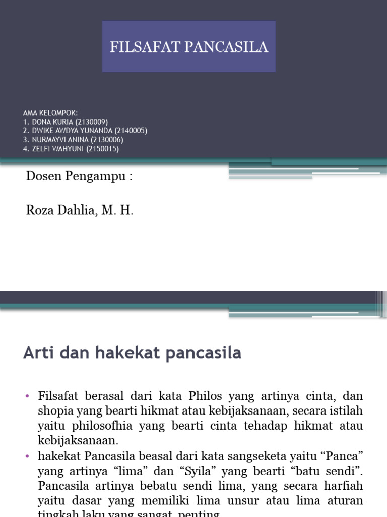 Pancasila KLPM 4 | PDF