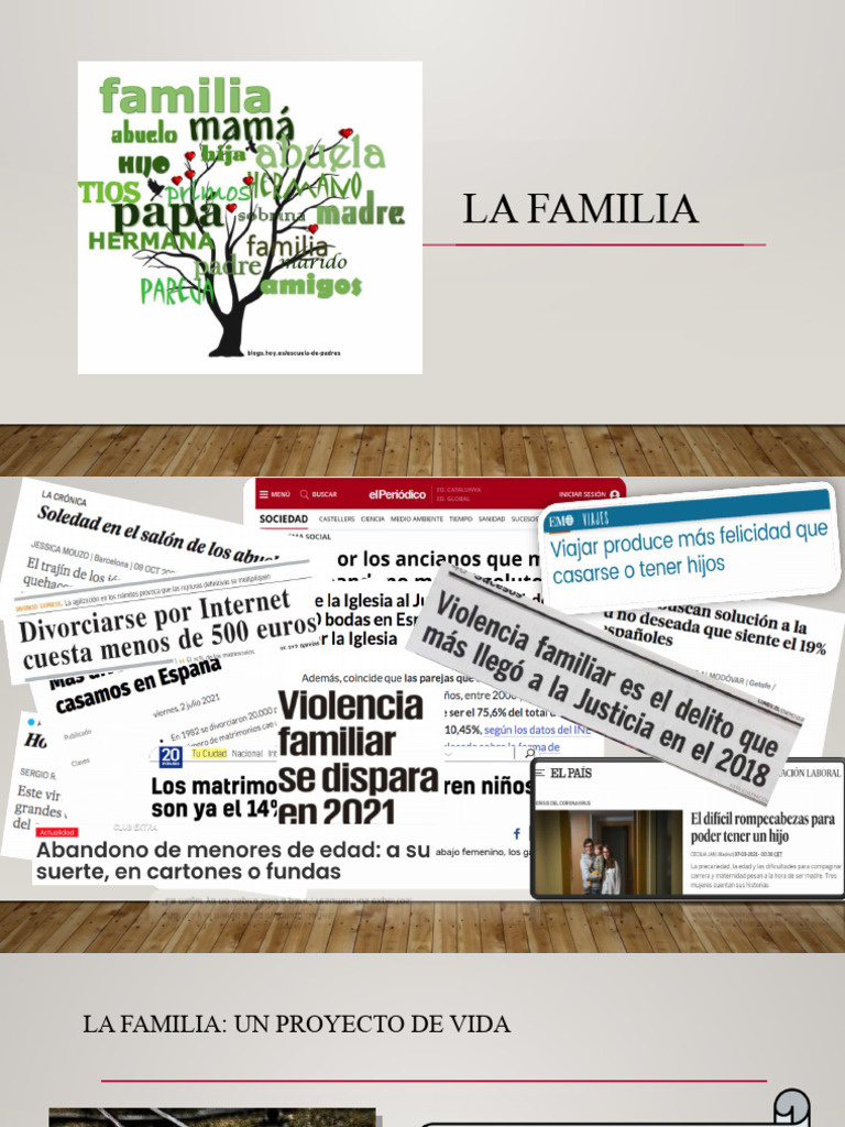 Tipos y Funciones de la Familia Moderna | PDF