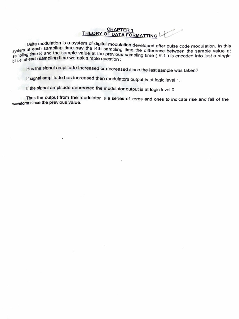 Delta Modulation Theory and Experiment | PDF | Modulation | Computer ...