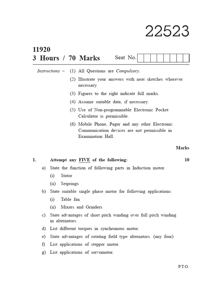 22523-2019-Winter-Question-Paper (Msbte Study Resources) | PDF