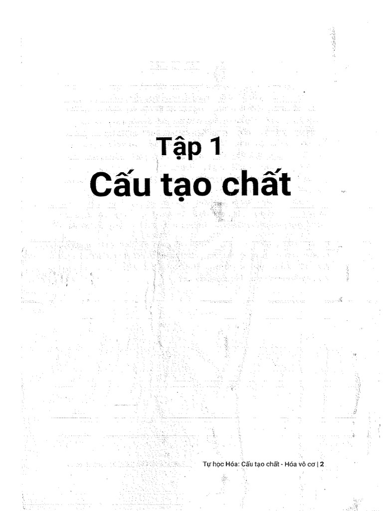 Tự học hóa 1 | PDF