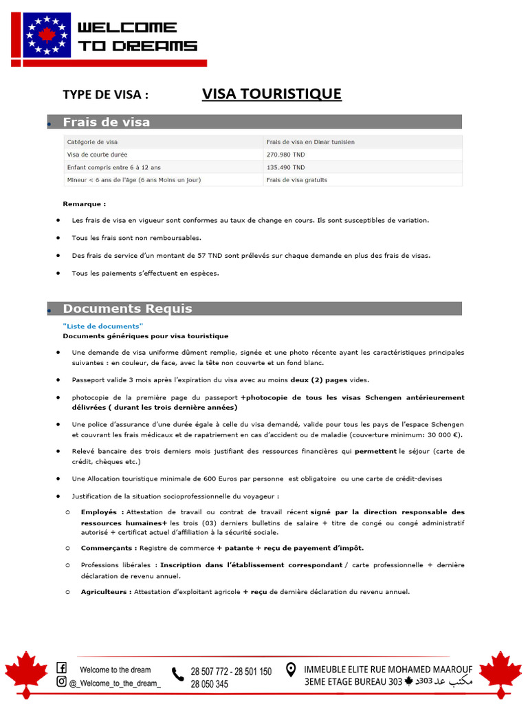 Documents Requis - Copie | PDF