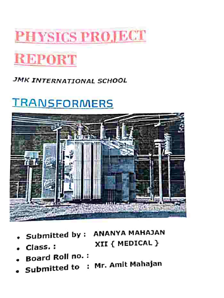 Transformer Project Report | PDF