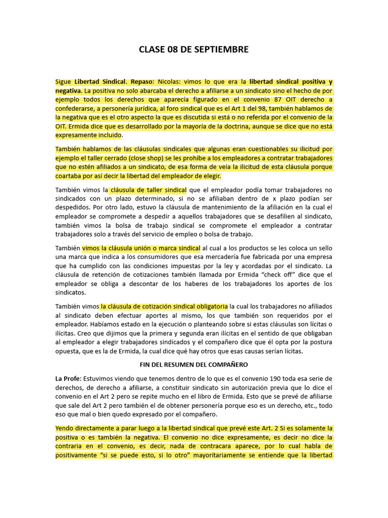 Clases de TySS Desde 08 de Septiembre | PDF | Organización ...