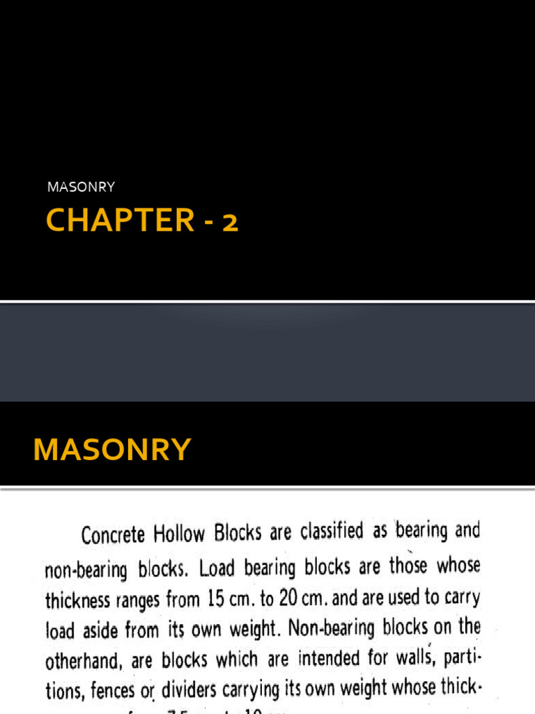 Ce24 Lesson 2 | PDF | Concrete | Mortar (Masonry)