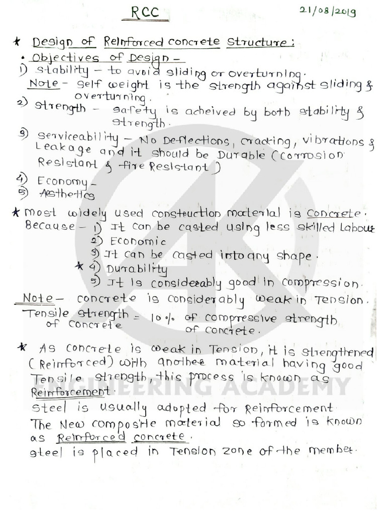 New RCC Handwritten Notes | PDF