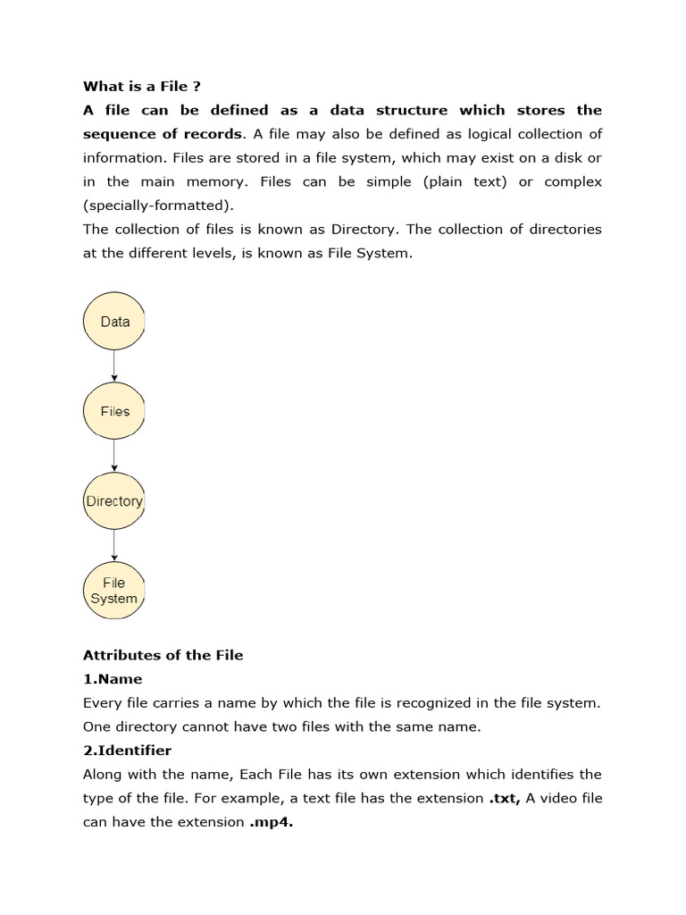 File Management | PDF | Computer File | File System File Management | PDF | Computer File | File System