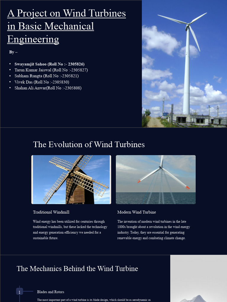 Wind Turbine | PDF | Technology & Engineering