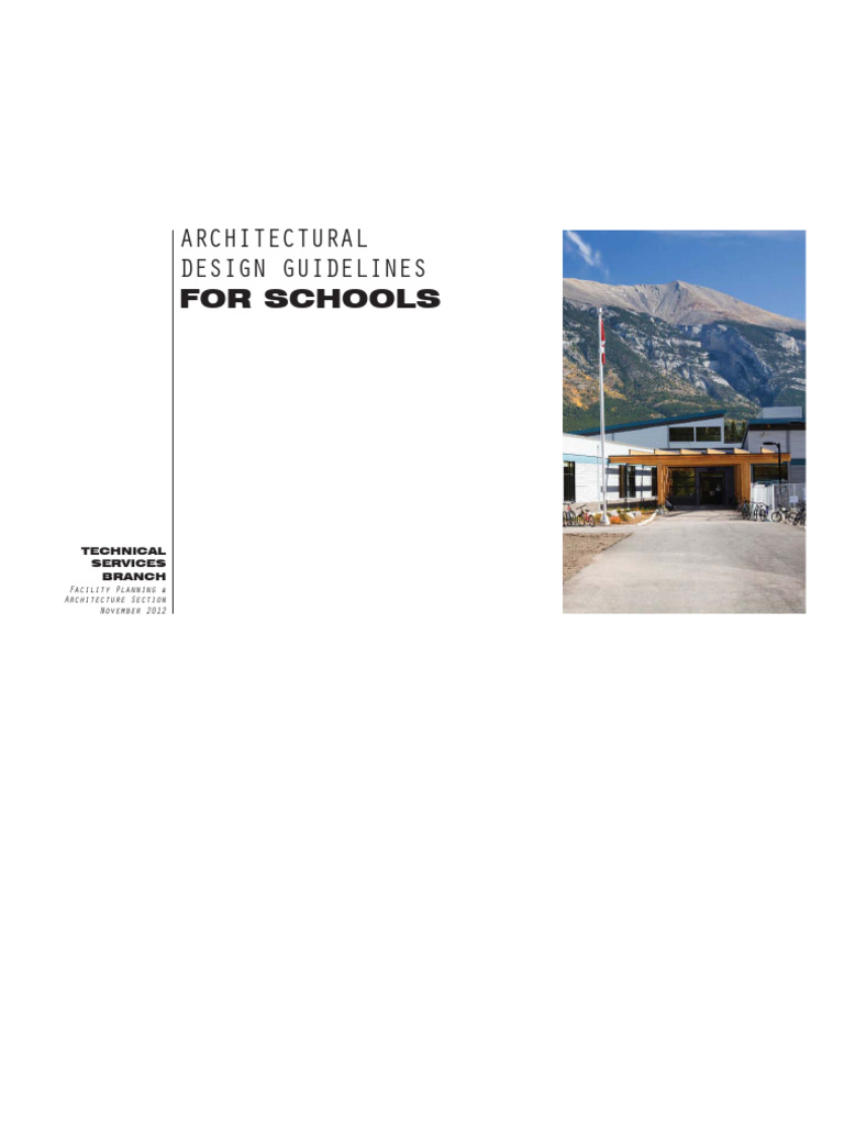 Architectural Design Guidelines for Schools | PDF | Schools | Architect