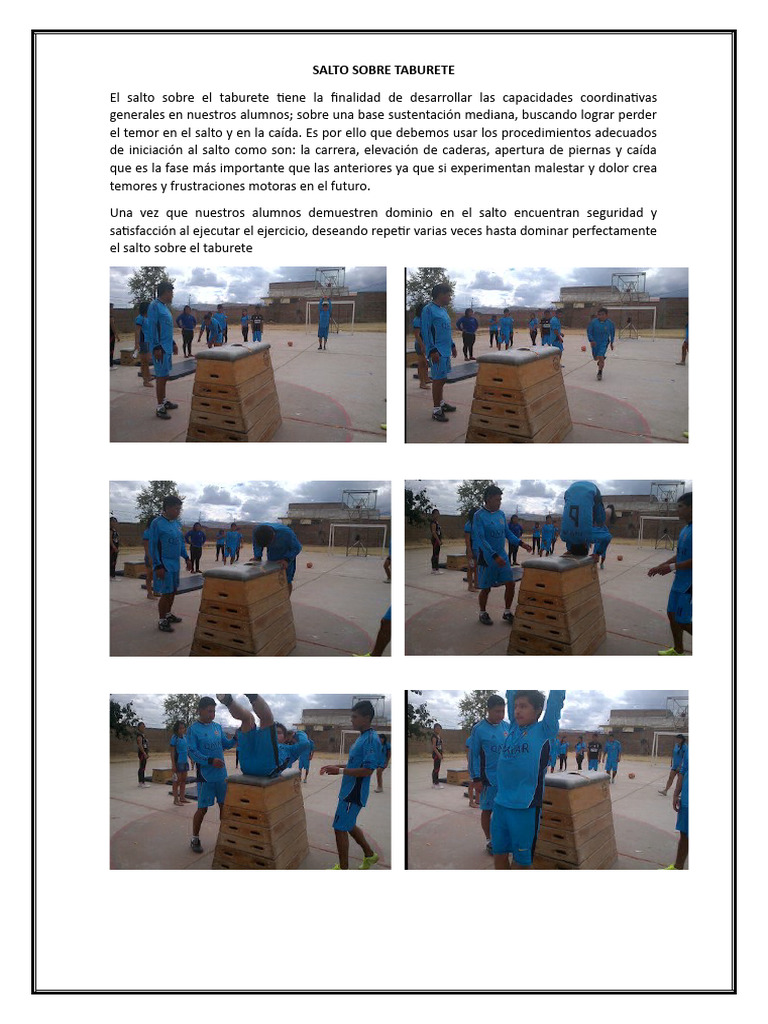 Salto Sobre Taburete | PDF Salto Sobre Taburete | PDF