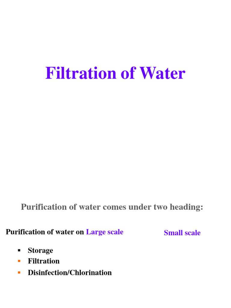 Filtration_WTP | PDF
