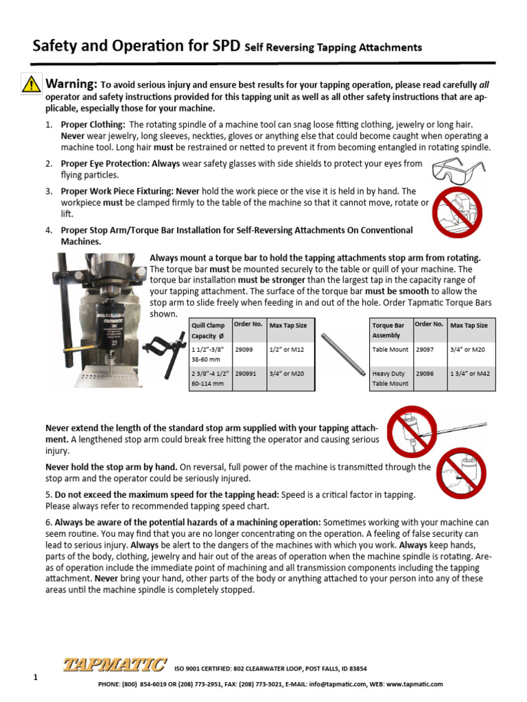 SPD Instructions 060120 | PDF | Axle | Equipment