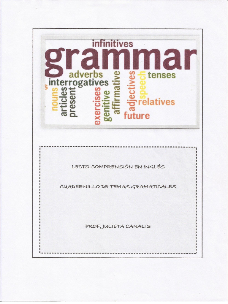 Apunte Gramática | PDF