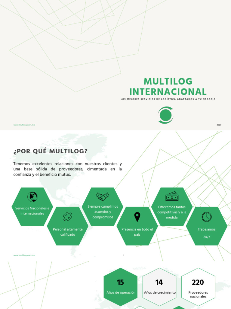 Multilog Internacional 2023 Espanol | PDF | Transporte | Logística