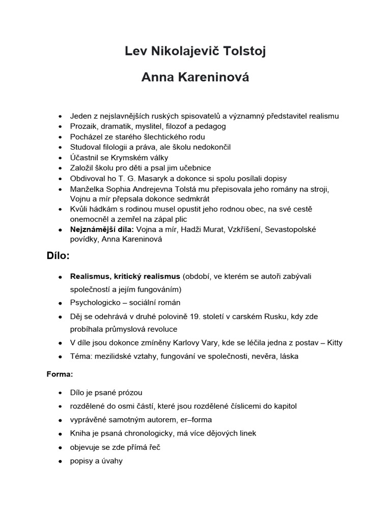 Lev Nikolajevič Tolstoj | PDF