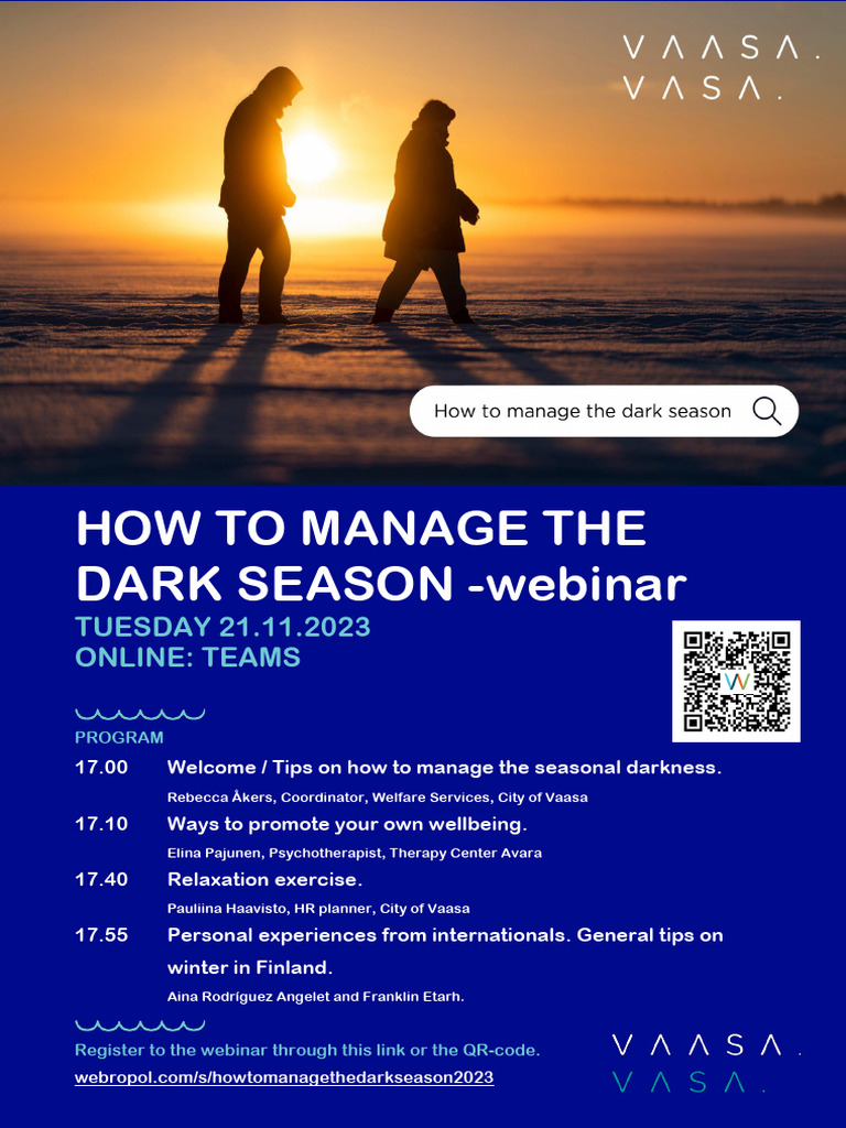 Program 21.11.2023 - How To Manage The Dark Season | PDF | Wellness ...